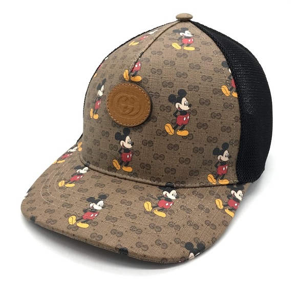 Gucci | Bags | Gucci Disney Mickey Baseball Cap Black | Poshmark